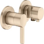 Keuco Edition 400 - Baterie pod omítku pro 2 spotřebiče, kartáčovaný bronz 51551031221