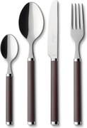 Villeroy&Boch Villeroy & Boch Play! Chocolate Brown příborová sada, 30 ks, 27 × 12 × 9,5 cm