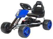 Dětská šlapací motokára Go-kart Baby Mix Speedy modrá