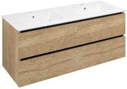 Sapho Ezara - Umyvadlová skříňka, 120x46x55 cm, 2 zásuvky, dub Alabama EZ121-2222