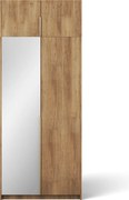 ADRK Furniture Alera II s nástavcem Skříň s otočnými dveřmi ADRK-W-ALER-100-AG