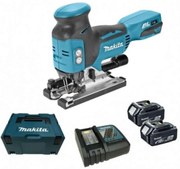 Makita Nářadí - 18V AKU přímočará pila, 2x aku 5,0 Ah LXT, nabíječka DJV181RTJ