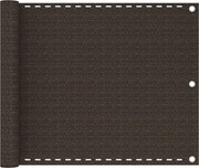 Balkonová zástěna hnědá 75 x 300 cm HDPE 311040