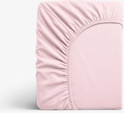 Goldea jersey elastické prostěradlo - pastelově růžové 90 x 200 cm