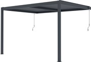 Bioklimatická pergola G21 Trenton 4x3 m, antracitová hliníková