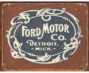 Plechová cedule Ford - Historic Logo 32 cm x 40 cm
