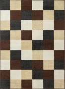 Oriental Weavers, Kusový koberec Lotto 923 FM7 X, 67x120, hnědá, chodba / předsíň