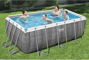 Bestway Bazénový set Power Steel obdélníkový 412 x 201 x 122 cm
