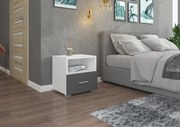 ADRK Furniture Noční stolek se zásuvkou EMI