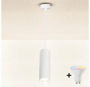Brilagi - LED Stmívatelný lustr na lanku SELE 1xGU10/6,5W/230V bílá