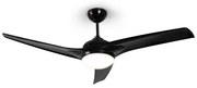 Klarstein Figo, stropní ventilátor, 52" (132 cm) Ø, výkon: 55 W, černý