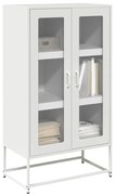 Skříň highboard bílá 68x39x123 cm ocel