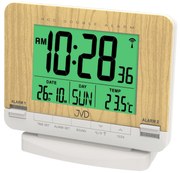 Digitální rádiem řízený budík JVD bílý RB9242.1