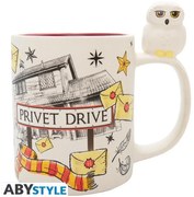 Hrnek harry potter - hedwig and privet drive - 3d hrnek