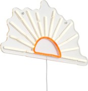 Neonová nástěnná lampa Teplá bílá s oranžovou včetně LED - Sunset