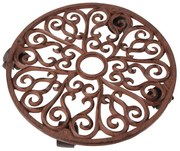 Kovový pojízdný podstavec pod květináč ø 34,5 cm Ornament – Esschert Design