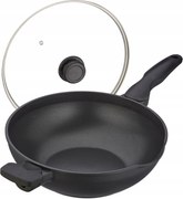 Wok Relaxdays Black Rose 30 cm