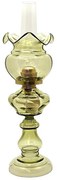 Floriánova huť Petrolejová lampa MARCELA 52 cm lesní zelená s širmem 111-1501-1201-12-00-000