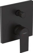 Hansgrohe Vernis Shape, vanová baterie pod omítku, černá matná, 71469670