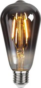 Teplá LED filamentová žárovka E27, 2 W Plain Smoke – Star Trading