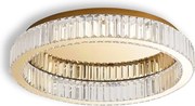 Toolight Toolight, LED stropní svítidlo 60cm, 36W, 4000K, 1680 lm, APP1723-C, zlatá lesklá, OSW-09304