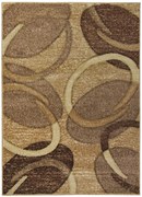 Oriental Weavers, Kusový koberec Portland 2093 AY3 Y, 67x120, hnědá, chodba / předsíň