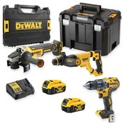 DeWALT Nářadí - 8dílná sada AKU nářadí, baterií a nabíječky DCK327P2T