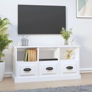 TV skříňka bílá 100 x 35 x 50 cm kompozitní dřevo