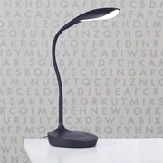 Stojící stolní lampa Swan černá