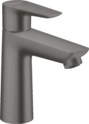 Hansgrohe Talis E, umyvadlová baterie 110 s odtokovou soupravou s táhlem, kartáčovaná černá chromová, 71710340