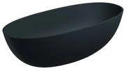 OMNIRES Shell - Volně stojící vana, 175x78 cm, matná černá SHELL175WWBLV