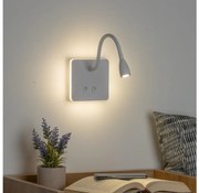 Brilagi - LED Flexibilní nástěnná lampa MAYA Double LED/4W/230V + LED/3W bílá BRI100