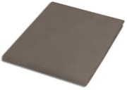 SATÉNOVÉ PROSTĚRADLO BEZ GUMY 200X220 CM TMAVĚHNĚDÁ