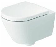 Duravit 49030900B2 - Závěsné WC s prkénkem D-CODE keramika/lesklá bílá