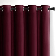 Vínový sametový dimout závěs 140x245 cm Eyelets – Restilo