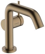 Hansgrohe Tecturis S - Umyvadlová baterie s výpustí Push-Open, CoolStart, EcoSmart, kartáčovaný bronz 73322140