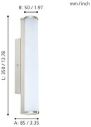 Eglo 94715 - LED koupelnové svítidlo CALNOVA LED/8W/230V IP44