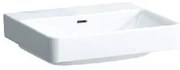 Laufen Pro S - Umyvadlo, 55x47 cm, bez otvoru pro baterii, s LCC bílá H8169624001091