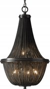 Závěsná křišťálová lampa Roma P04543BK Cosmo Light