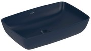 Villeroy & Boch Artis - Umyvadlo na desku 58x39 cm, bez přepadu, bez otvoru pro baterii, CeramicPlus, Nightfall 417258R6
