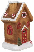Keramická perníková chaloupka Gingerbread House - 9*7*15 cm
