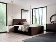 Eka Kontinentální čalouněná postel SMART - Trinity (180x200 cm) Barva látky Trinity: Béžová (Trinity 2304)