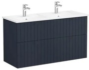 VitrA Root koupelnová skříňka s umyvadlem 120x67x46 cm modrá mat ROOTG120BINTS
