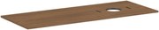 Hansgrohe Xilesa E - Deska pod umyvadlo, 138x55 cm, výřez vpravo, kašmírový dub 54279550