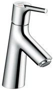 Hansgrohe Talis S, páková umyvadlová baterie 80 CoolStart s táhlem a odtokovou soupravou, chromová, 72013000