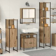Sada koupelnového nábytku 4 ks Artisanový dub 3334407