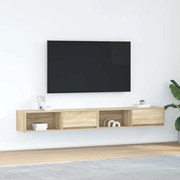 TV skříňky 2 ks Dub Sonoma 100x31x25,5 cm Dřevěné konstrukce