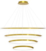 Toolight Závěsné LED osvětlení Modern Circle D101 LHJ009-CP4 zlaté