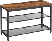 Botník s lavicí Vasagle Arvel 75 cm černý/hnědý