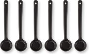 vtwonen Matt Black set 6 porcelánových lžiček, černý (Čajové lžičky)